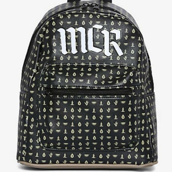 Hot Topic | Bags | My Chemical Romance Symbols Mini Backpack New | Poshmark